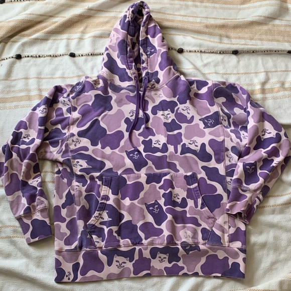 Ripndip | Shirts | Ripndip Nermal Cat Camo Hoodie Size Medium | Poshmark